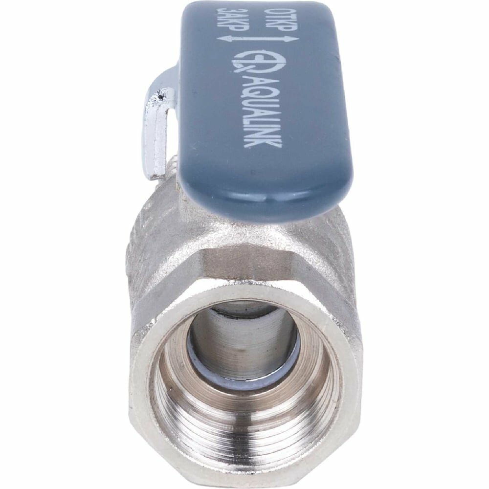 Кран шаровой AQUALINK вн-нар 3/4 ручка 1150 01150 — фото 1