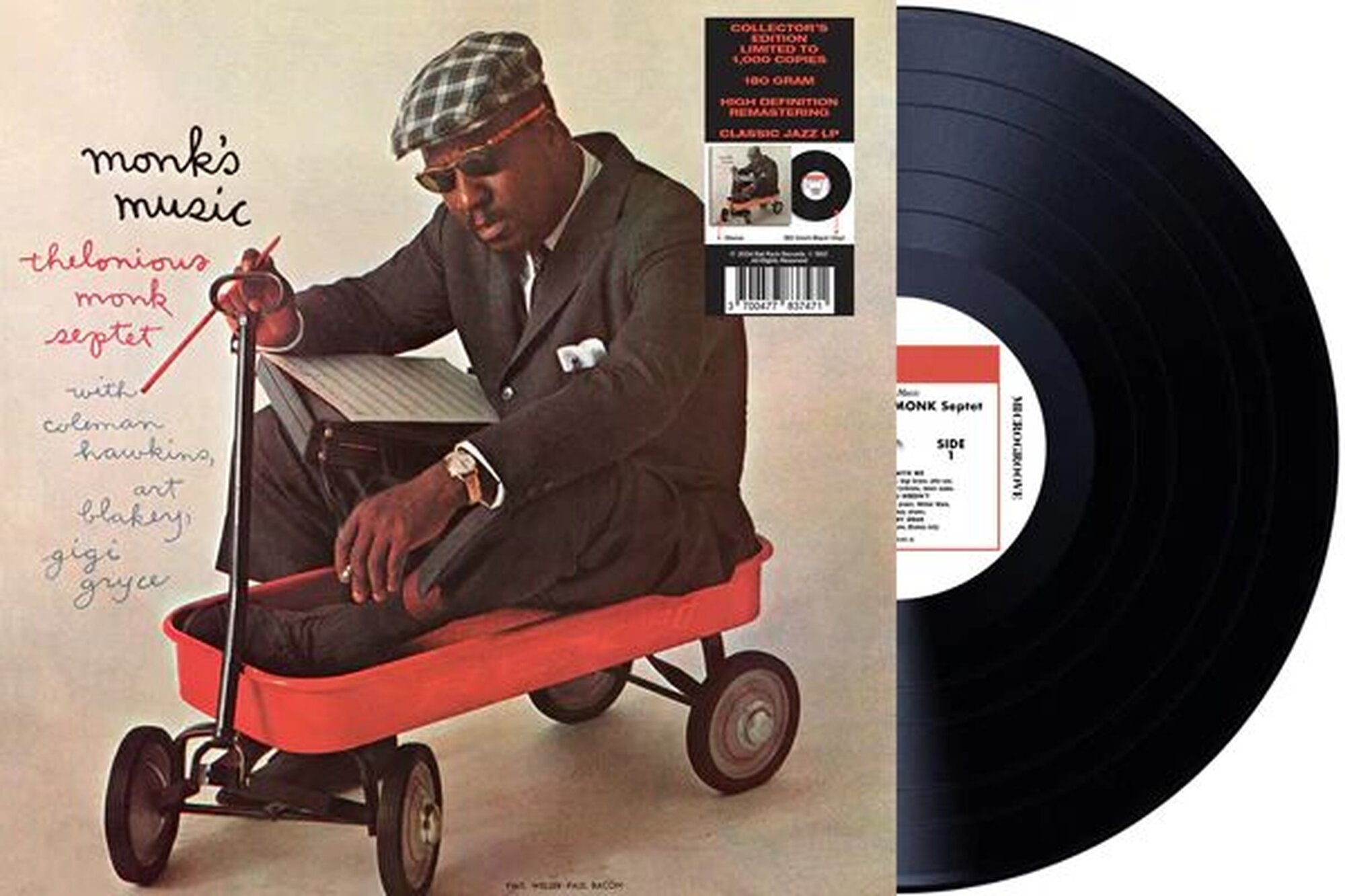 THELONIOUS MONK SEPTET - Monk's Music, (LP, Limited Edition, Reissue, 180 gram Vinyl) Виниловая Пластинка