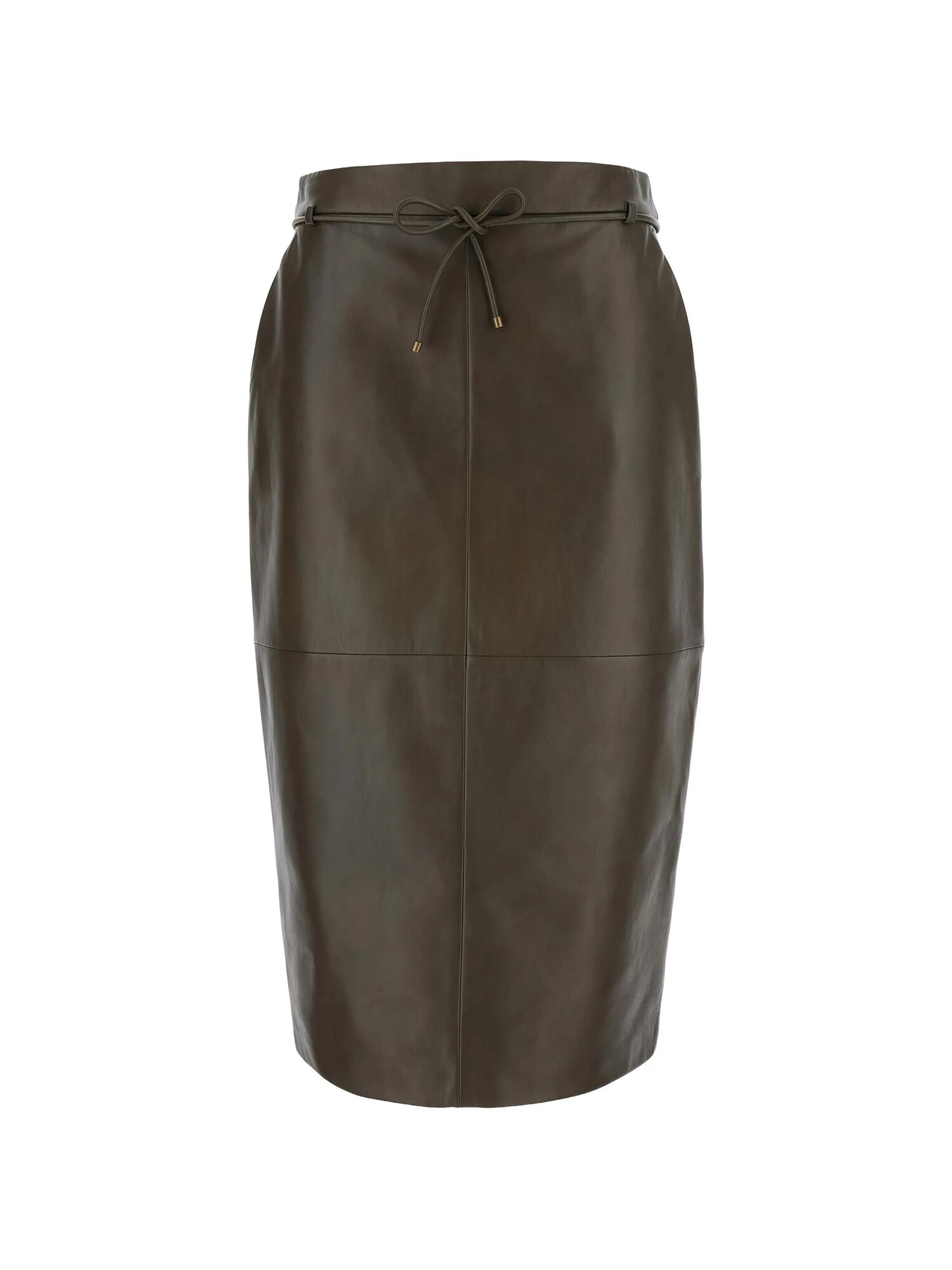 Юбка Belted leather skirt