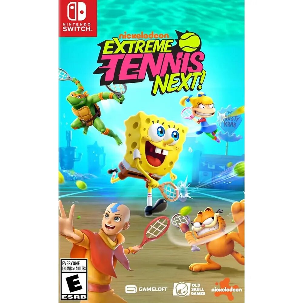 Игра Nickelodeon Extreme Tennis: Next! (Nintendo Switch, русская версия) Viacom International Картридж 3+