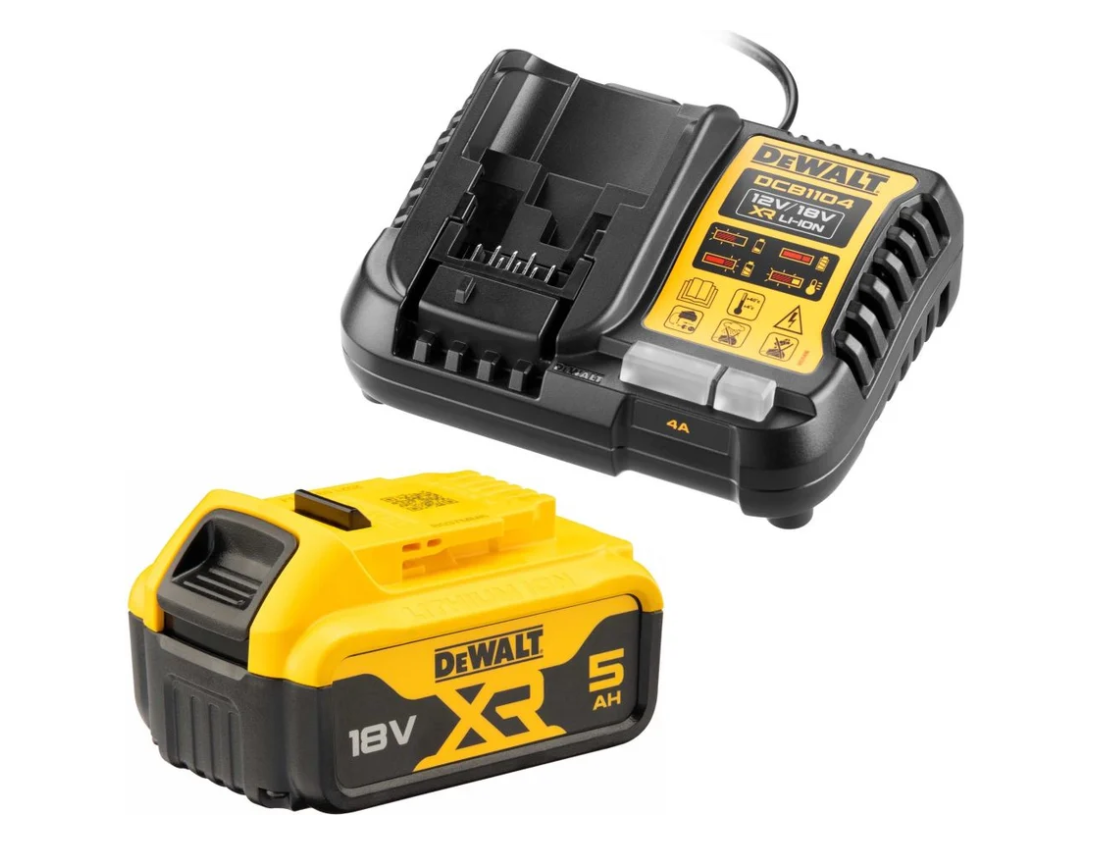 Аккумулятор с зарядным устройством DeWalt DCB1104P1