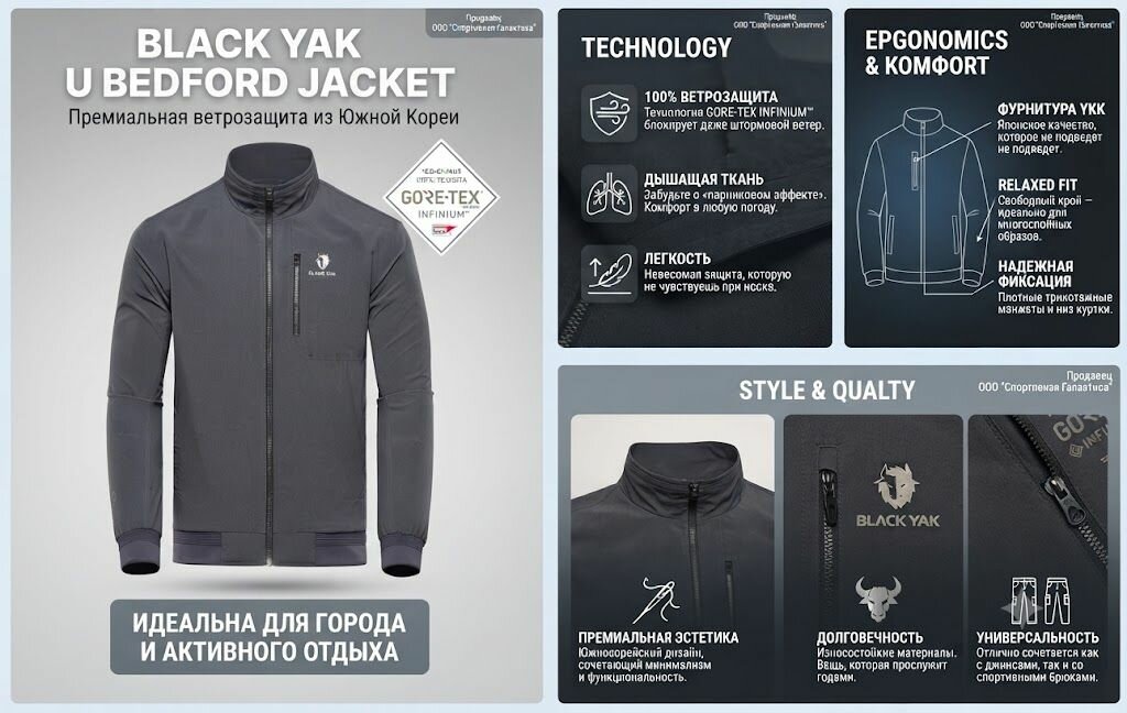 Куртка Black Yak Базовая коллекция