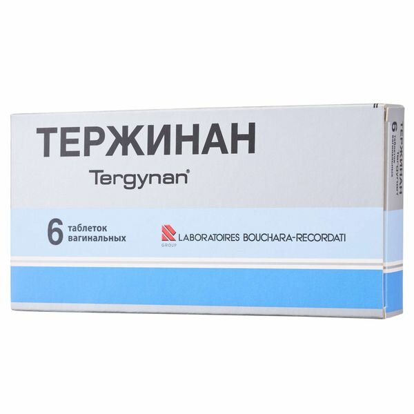 Тержинан таблетки вагинальные 6шт