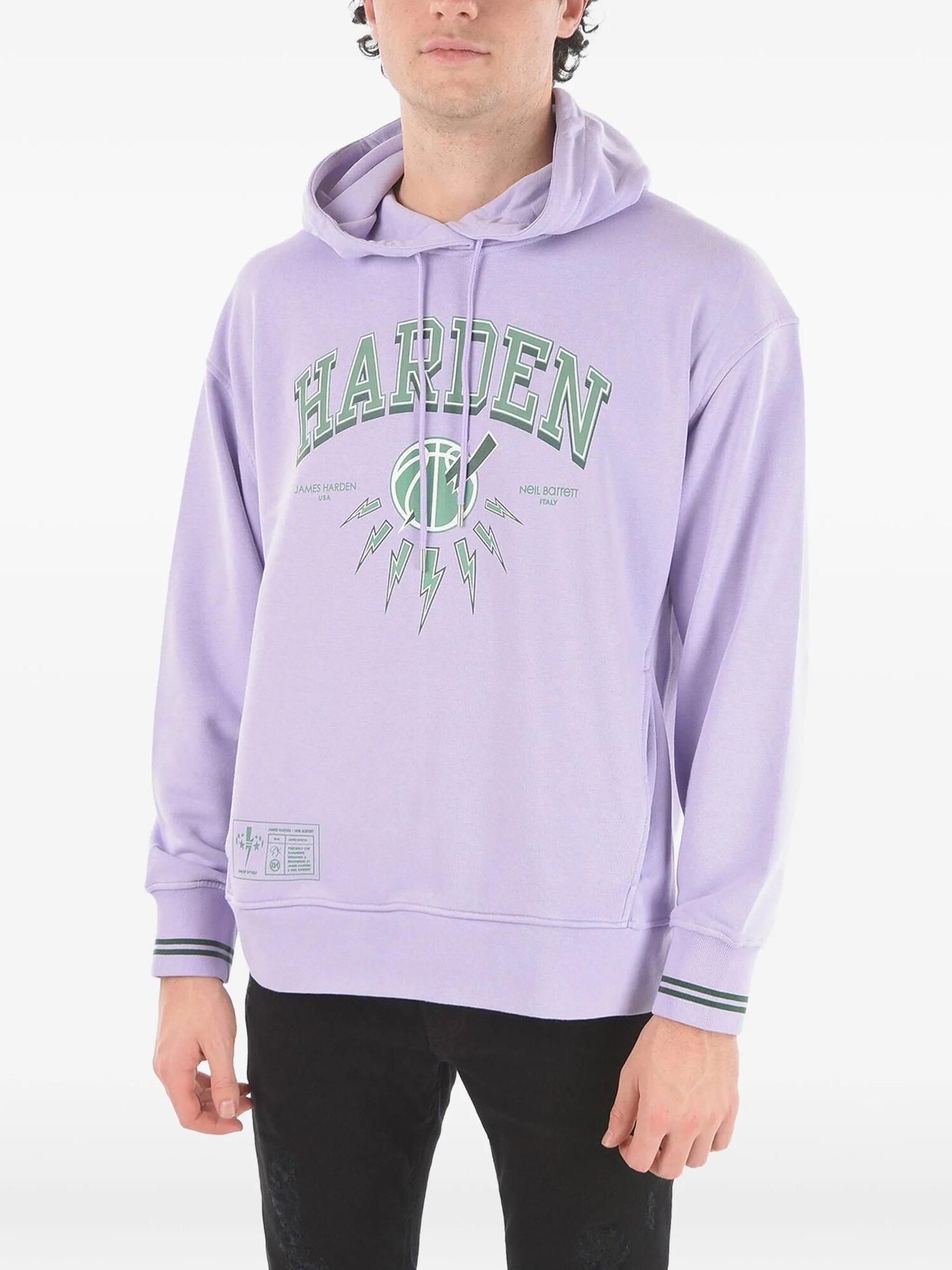 Худи Logo-print drawstring hoodie