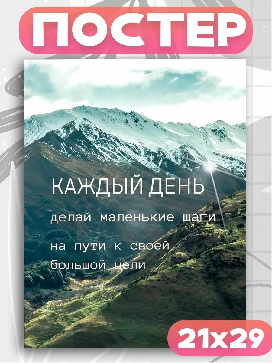 Мотивационные постеры на стену
