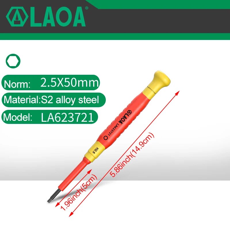 Набор отверток LAOA для часов и очков H2.5 -LA623721