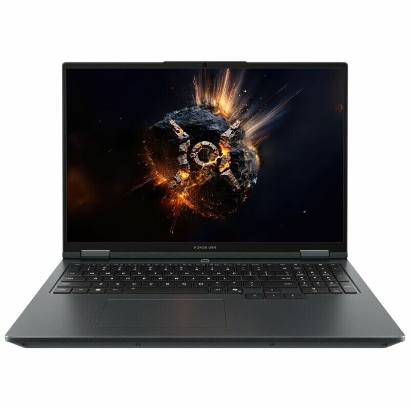 16” Ноутбук Honor WIN H7 2026, 2560x1600 180Гц, Intel Core i7-14650HX (5.2 ГГц), RAM 16 ГБ, SSD 512 ГБ, NVIDIA GeForce RTX 5070 (8 ГБ), Windows 11 Pro, Чёрный, русская клавиатура