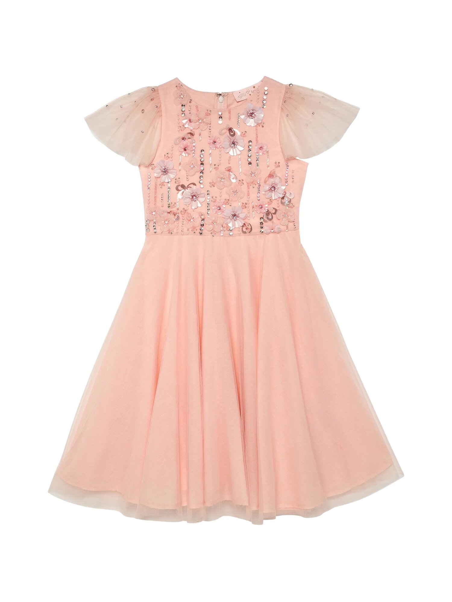 Платье Marilyn floral-embellished tulle dress