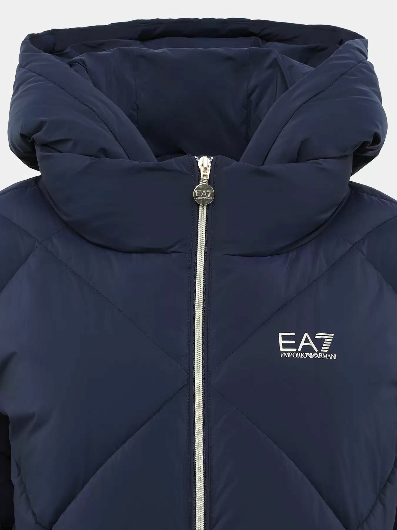 Пальто EA7 EMPORIO ARMANI Осень-зима 2025, размер XS, синий — фото 1