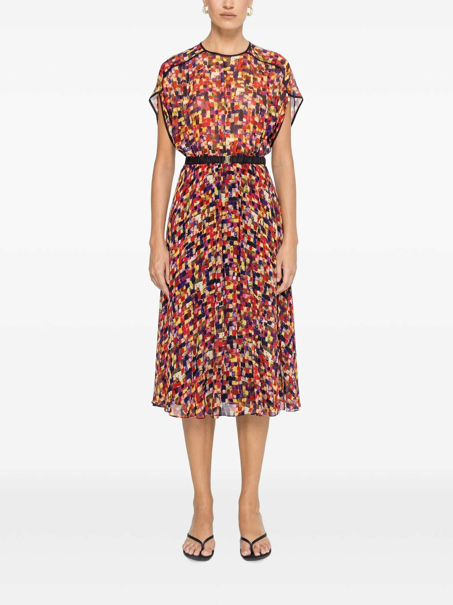 Платье Printed viscose midi dress