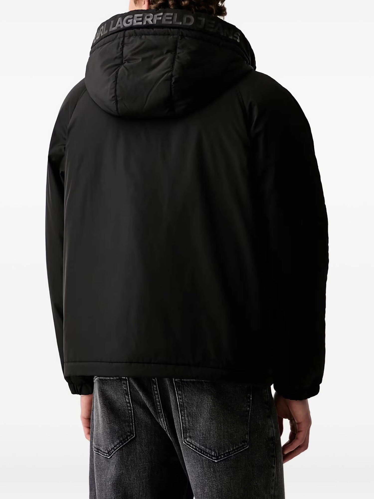 Куртка KARL LAGERFELD JEANS Hooded raglan-sleeve jacket, размер 52 — фото 1