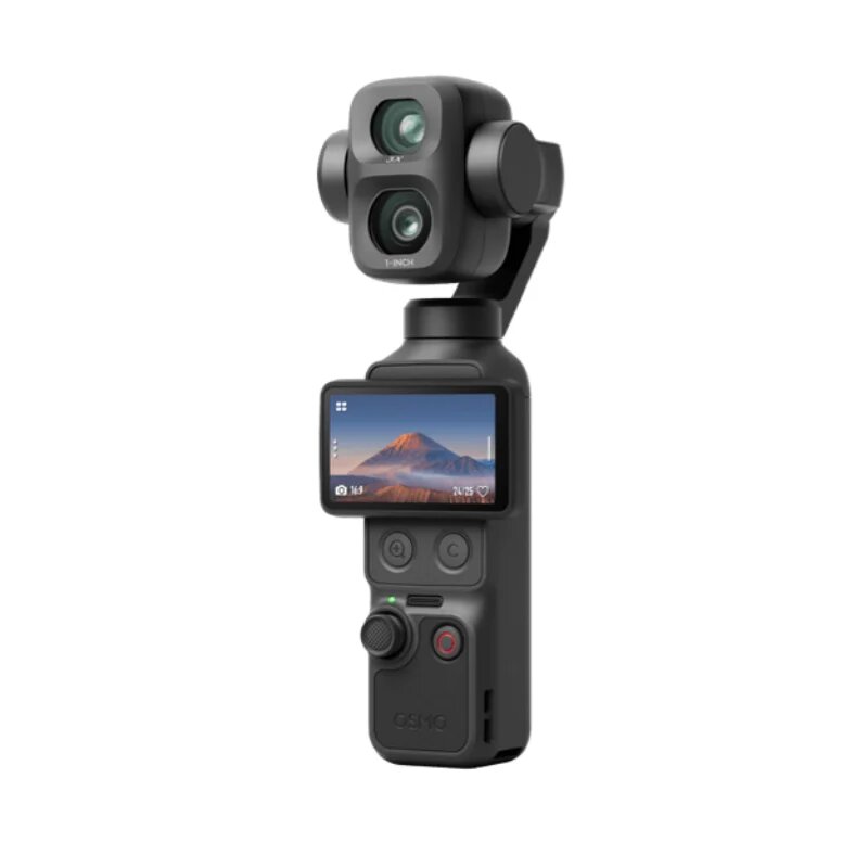 Экшн-камера DJI Osmo Pocket 4 PRO Standard, двухобъективная карманная кинокамера для влогов (черный ). Стандартный набор