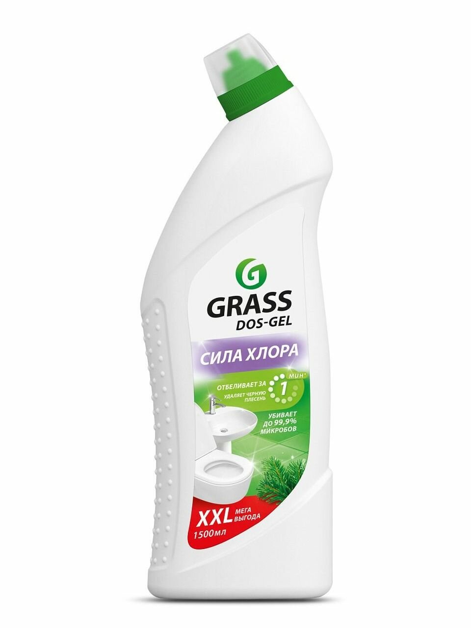 Grass 125805 Универсальный чистящий гель "DOS GEL" флакон 1500мл