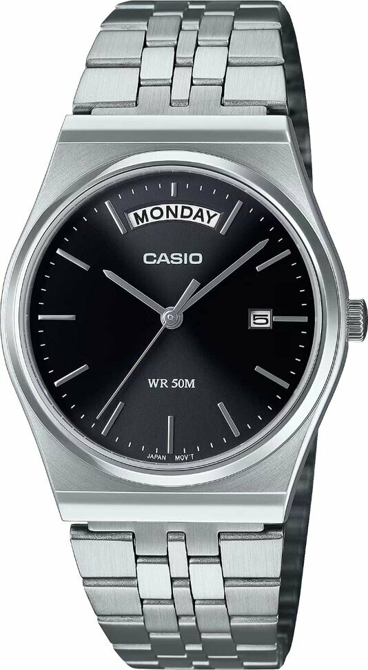Наручные часы CASIO Collection, серебряный/черный — фото 1