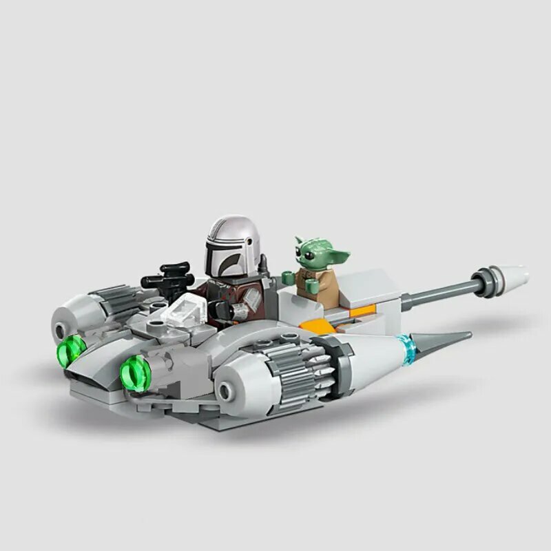 Звездные войны Мандалорианец N-1 Звездный истребитель Microfighter Модельный набор, совместимый с leg0 75363, строительные блоки, игрушки для детей