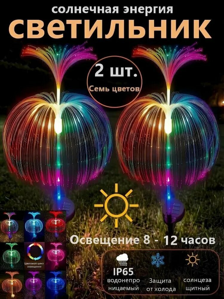 Уличный светильник, количество ламп:2шт
