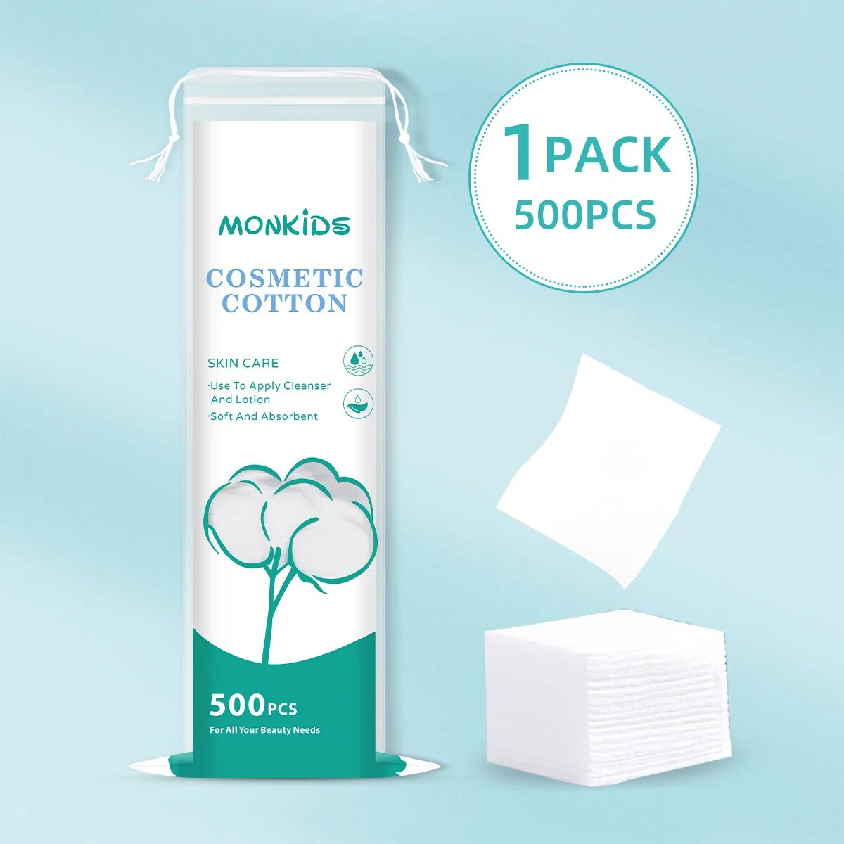 Ватные диски Plantfibre 100 шт. 500pcs