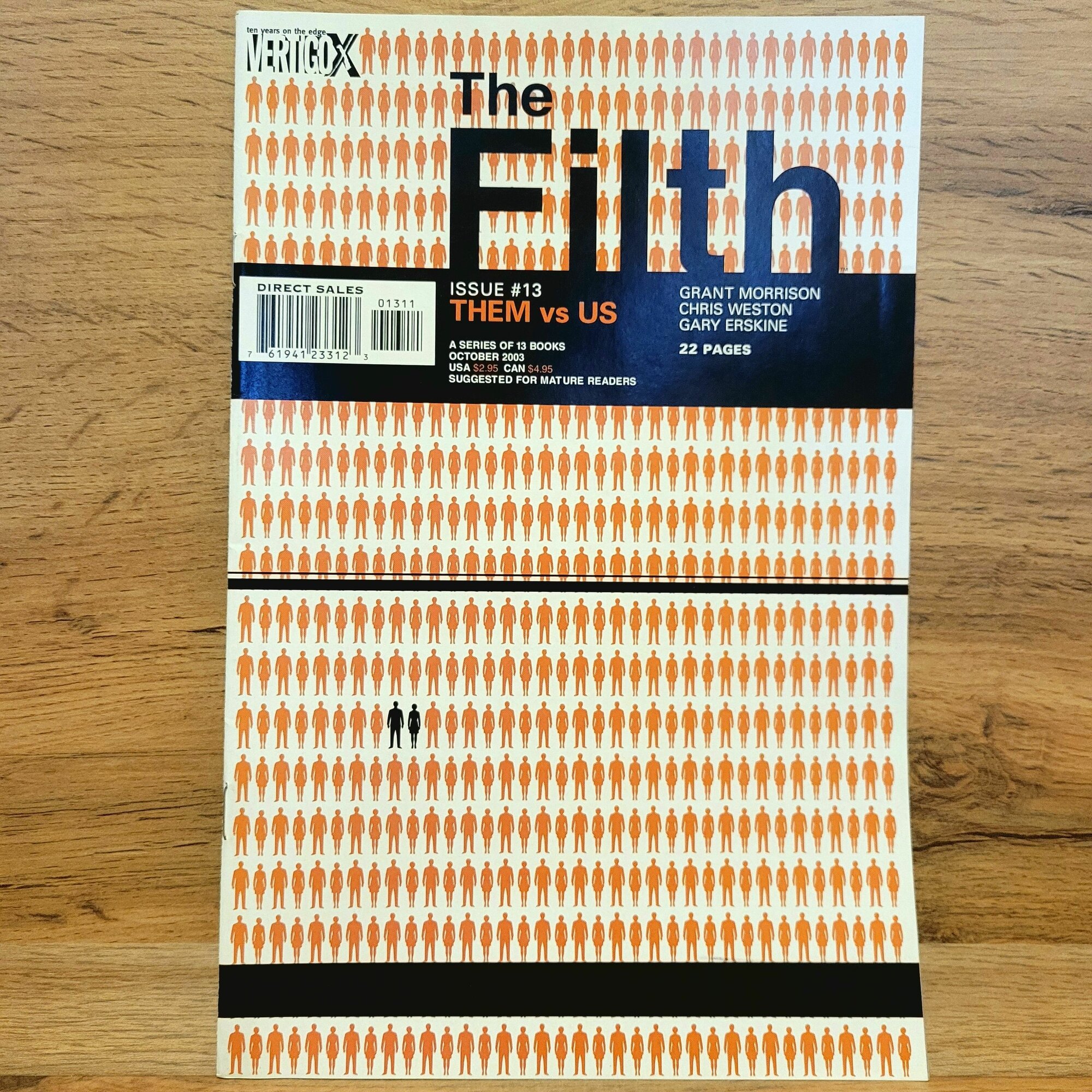 Filth #13. Оригинальный Комикс.