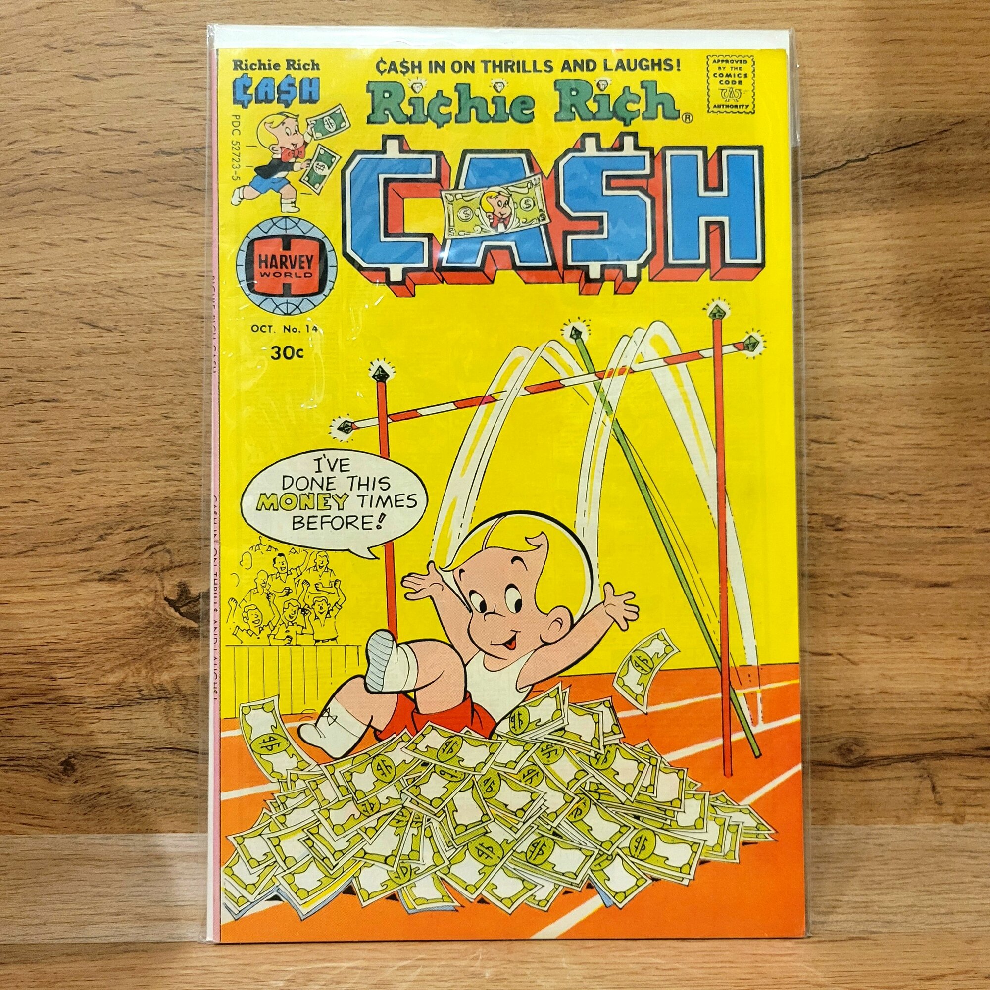 Раритетный Комикс Richie Rich Cash #14. 1975 Год. Комикс (сингл) на английском языке