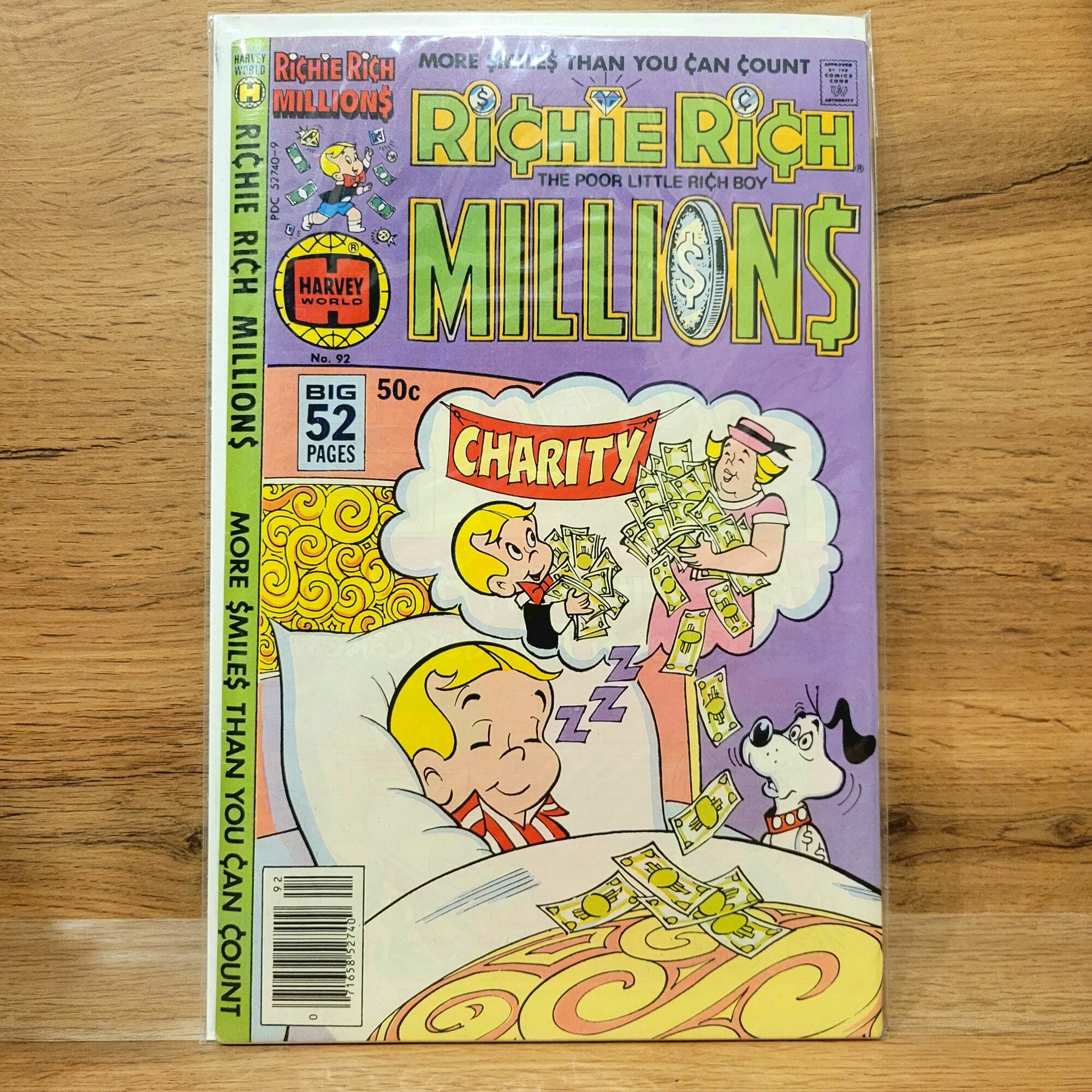 Раритетный Комикс Richie Rich Millions #92. 1975 Год. Комикс (сингл) на английском языке
