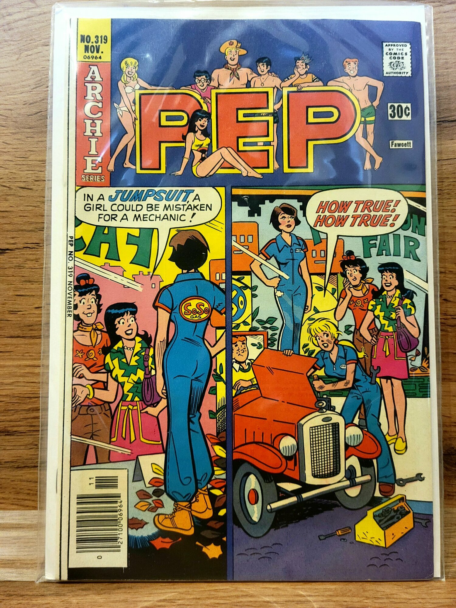 Ретро Комикс Pep #319. 1980 Год.