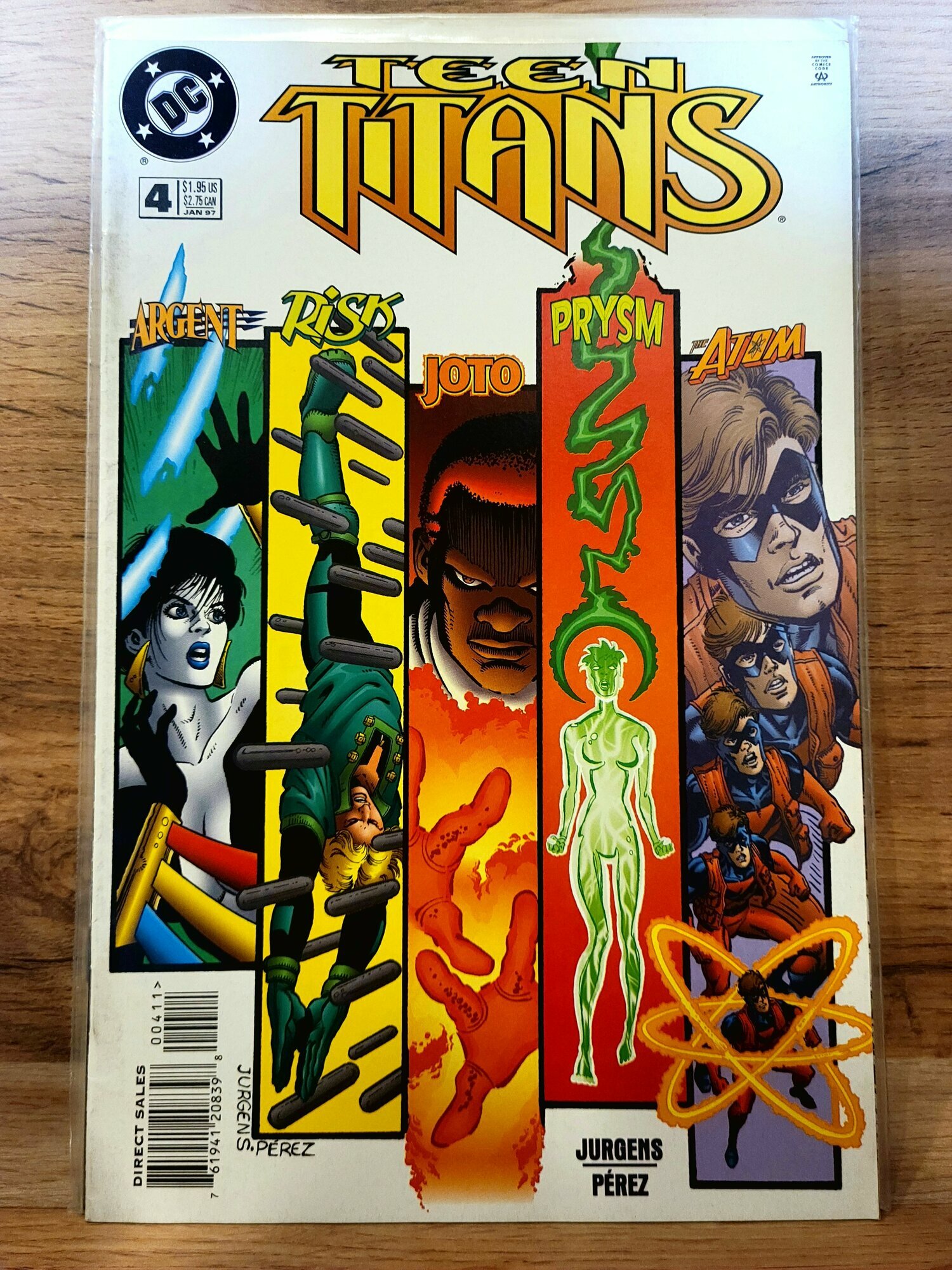 Ретро Комикс Teen Titans #4. 1997 Год. Оригинал!
