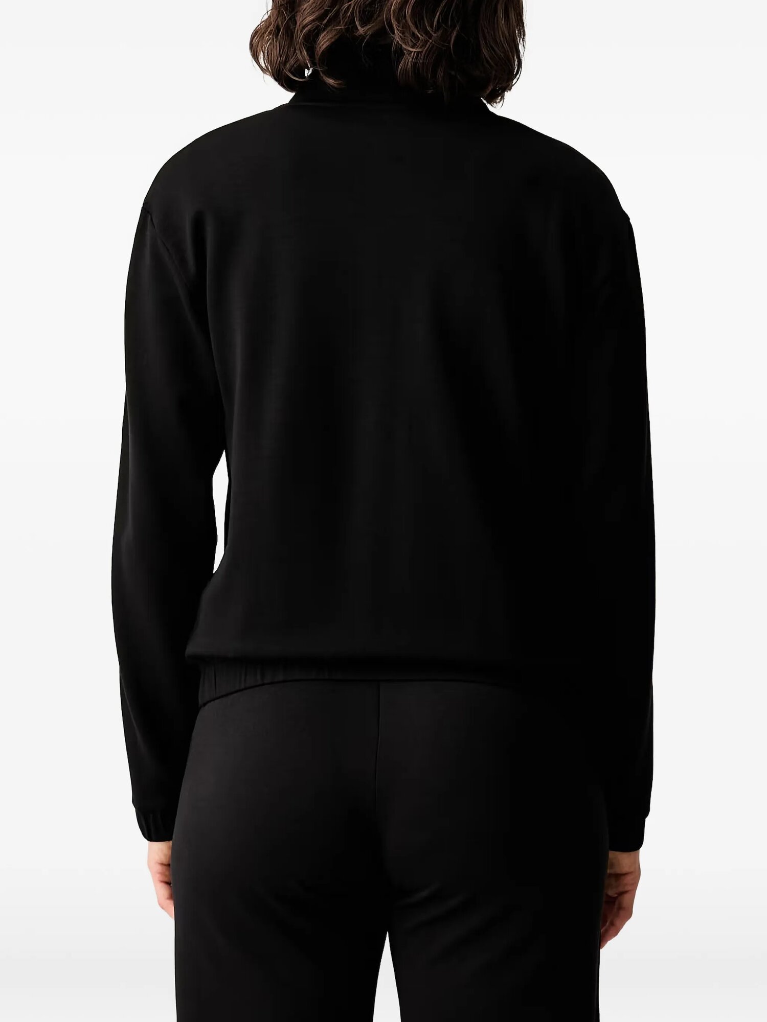 Куртка EA7 EMPORIO ARMANI Logo-print zip-up track jacket, размер 40 — фото 1