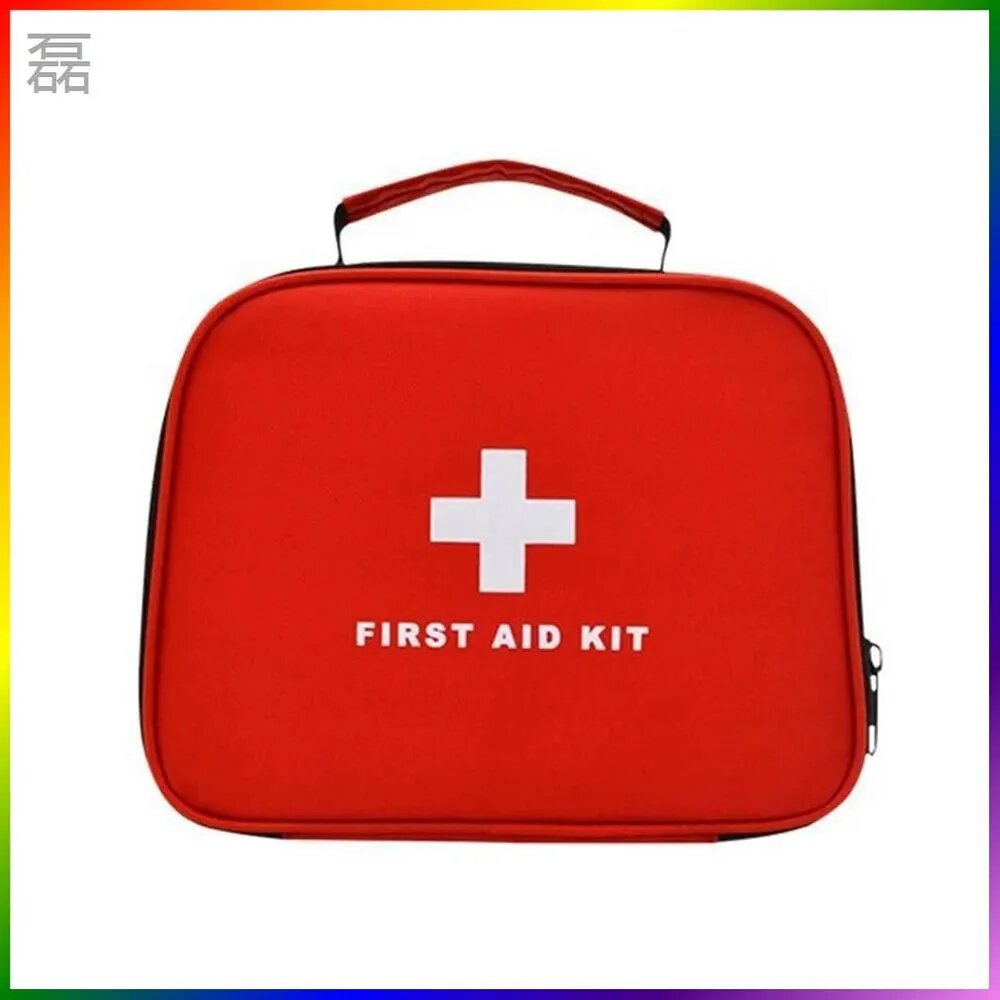 Аварийный набор First Aid Kit для автомобиля и мотоцикла, водонепроницаемая сумка, полиэстер, срок годности 1080 дней — фото 1