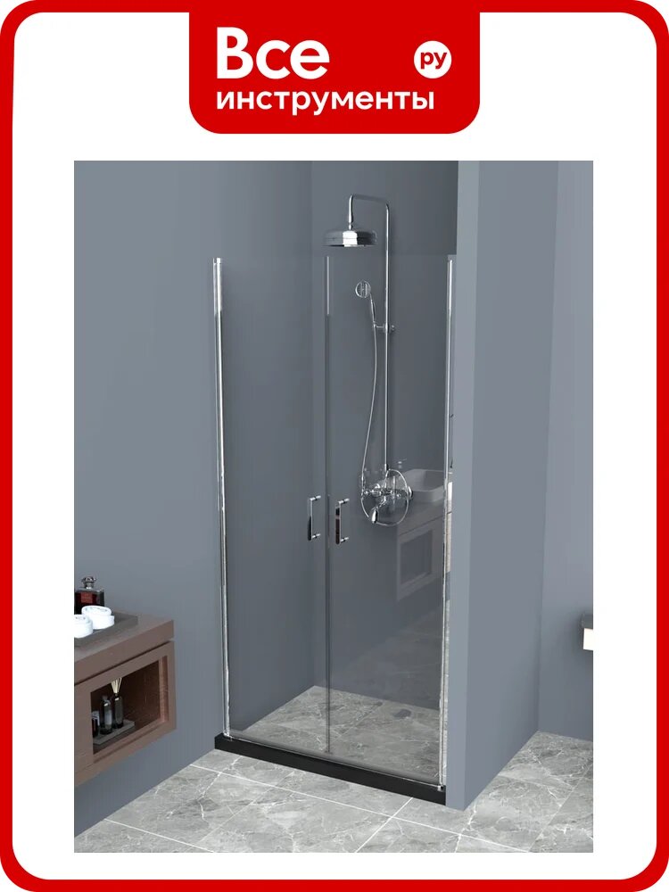Душевая дверь BelBagno UNO-B-2-90-C-Cr