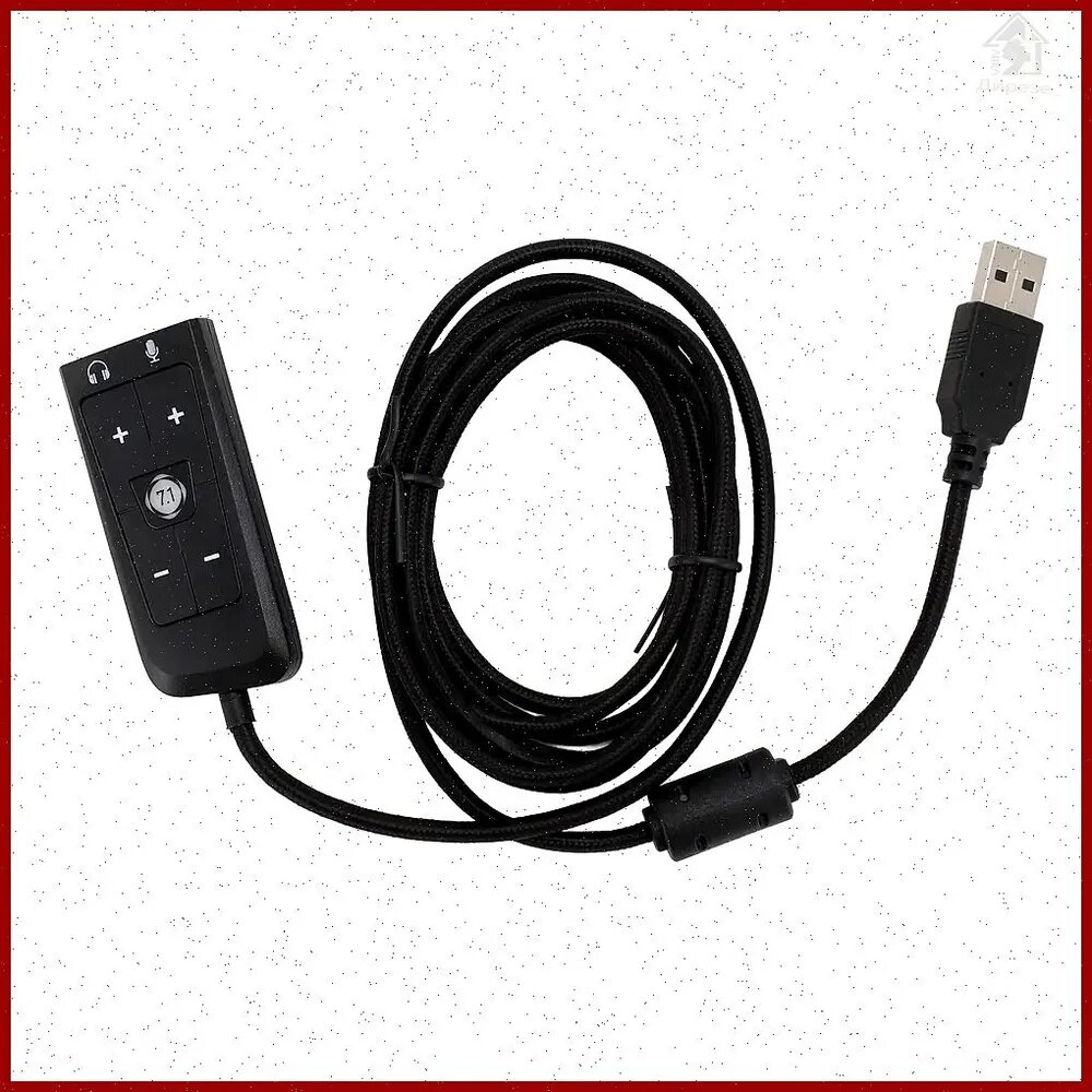 Аудиоадаптер с разъемом USB 3,5 мм для игровой гарнитуры Kingston HyperX Cloud II 7.1-канальная звуковая карта USB
