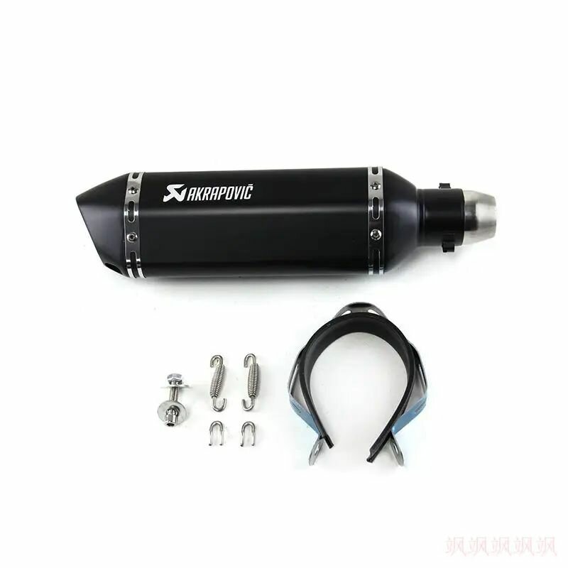 Глушитель на мотоцикл акрапович Akrapovic Gasoline длиной 370 мм