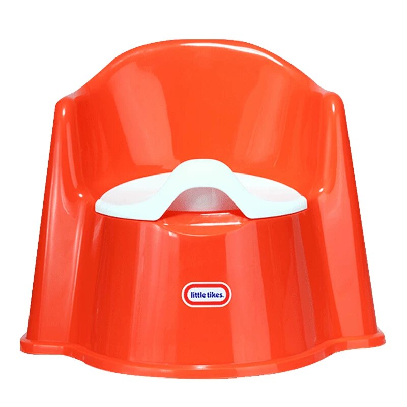 Little Tikes Детская унитаз-стульчик с защитой от брызг, легкая очистка, нескользящее дно для малышей 6 месяцев - 4 лет