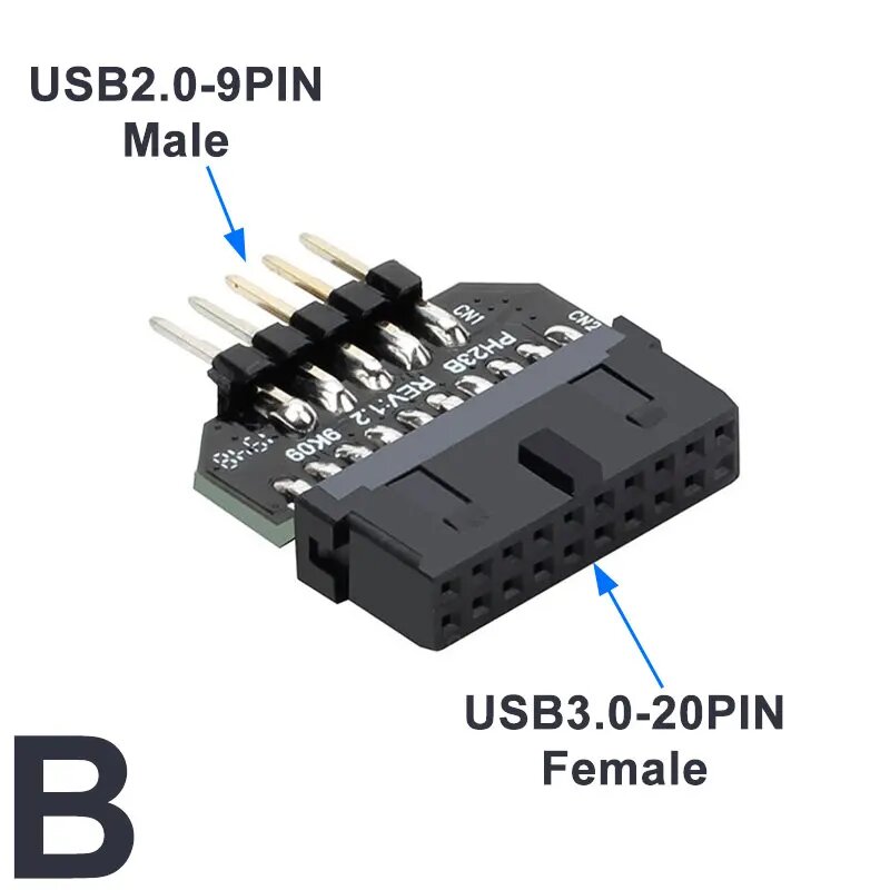 Конвертер USB 2.0 на USB 3.0 JCD