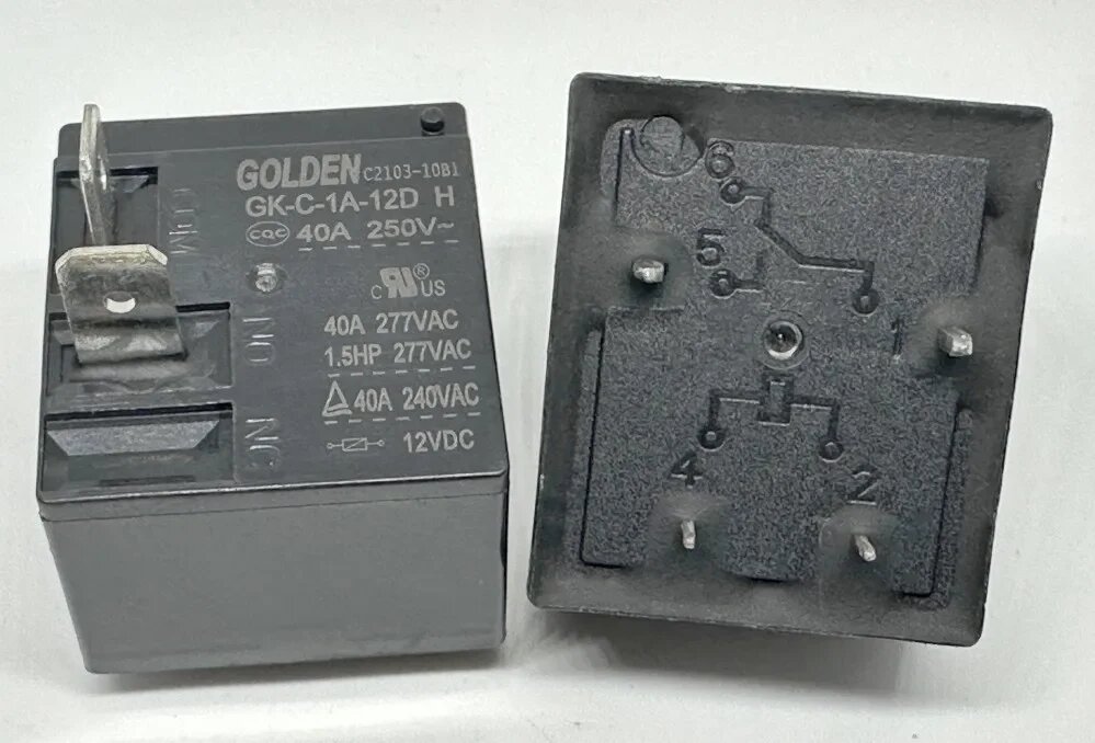 Реле GK-C-1A-12D H (T91-1A-12V-40A) 4-контактное