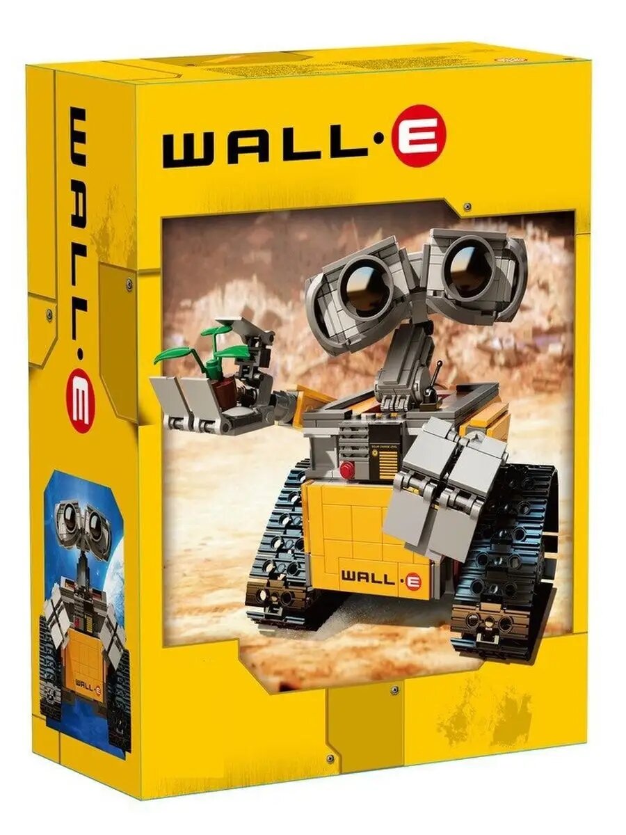 Конструктор Валли Wall-E Робот мусорщик / 677 деталей/ подарок ребенку
