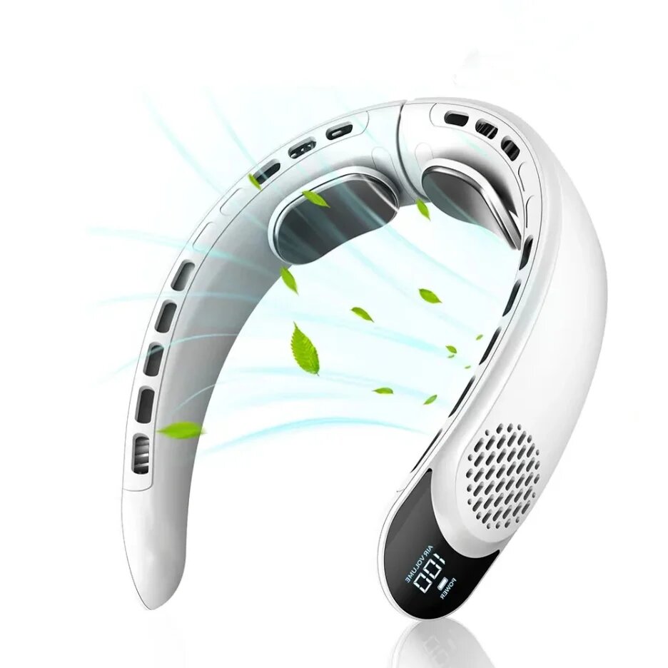 Портативный USB-вентилятор CREAROMA черного цвета Белый, Upgrade White
