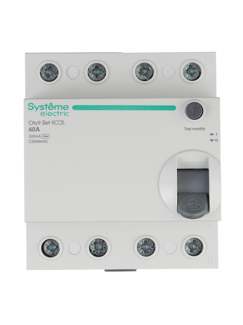 УЗО Systeme Electric City9 Set ВДТ 40А 300 мА 3P+N тип АС 4,5 кА (C9R66440)