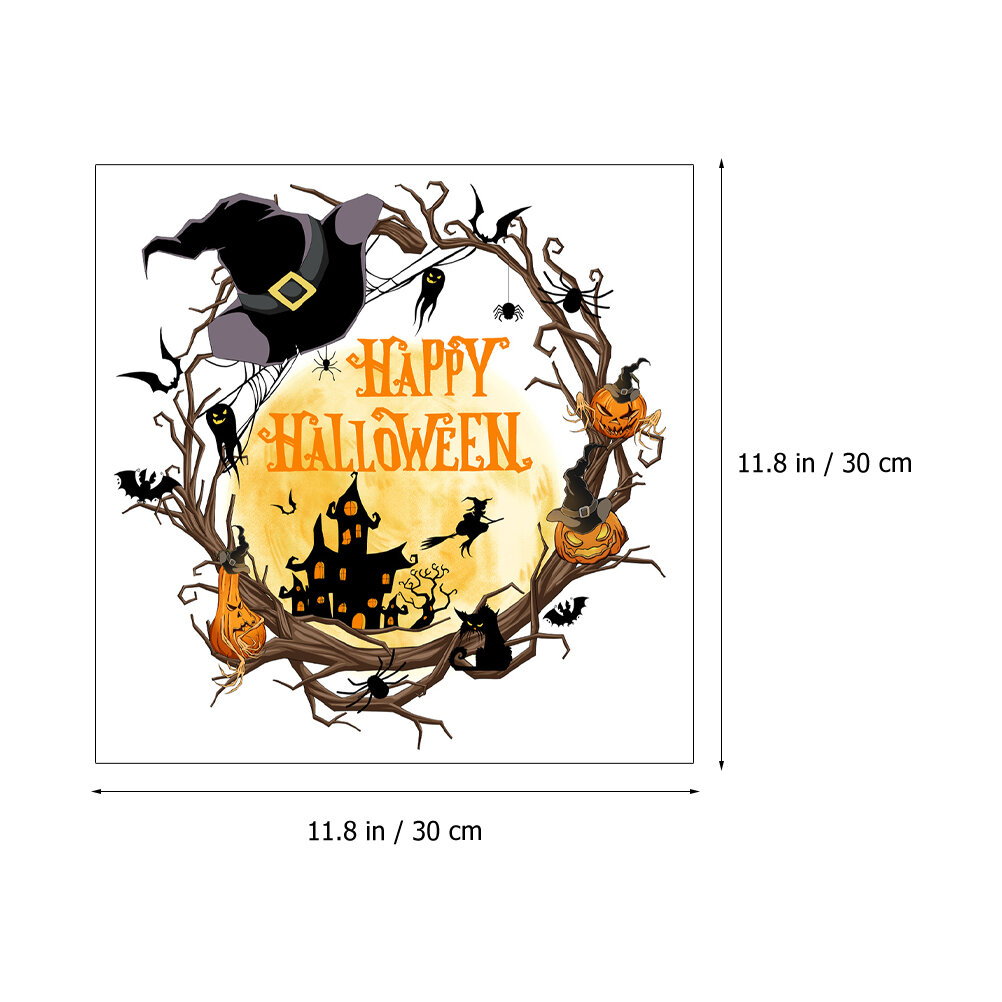 Наклейки Для Окон Halloween Толстые Наклейки На Хэллоуин 30X30X0 1Cm