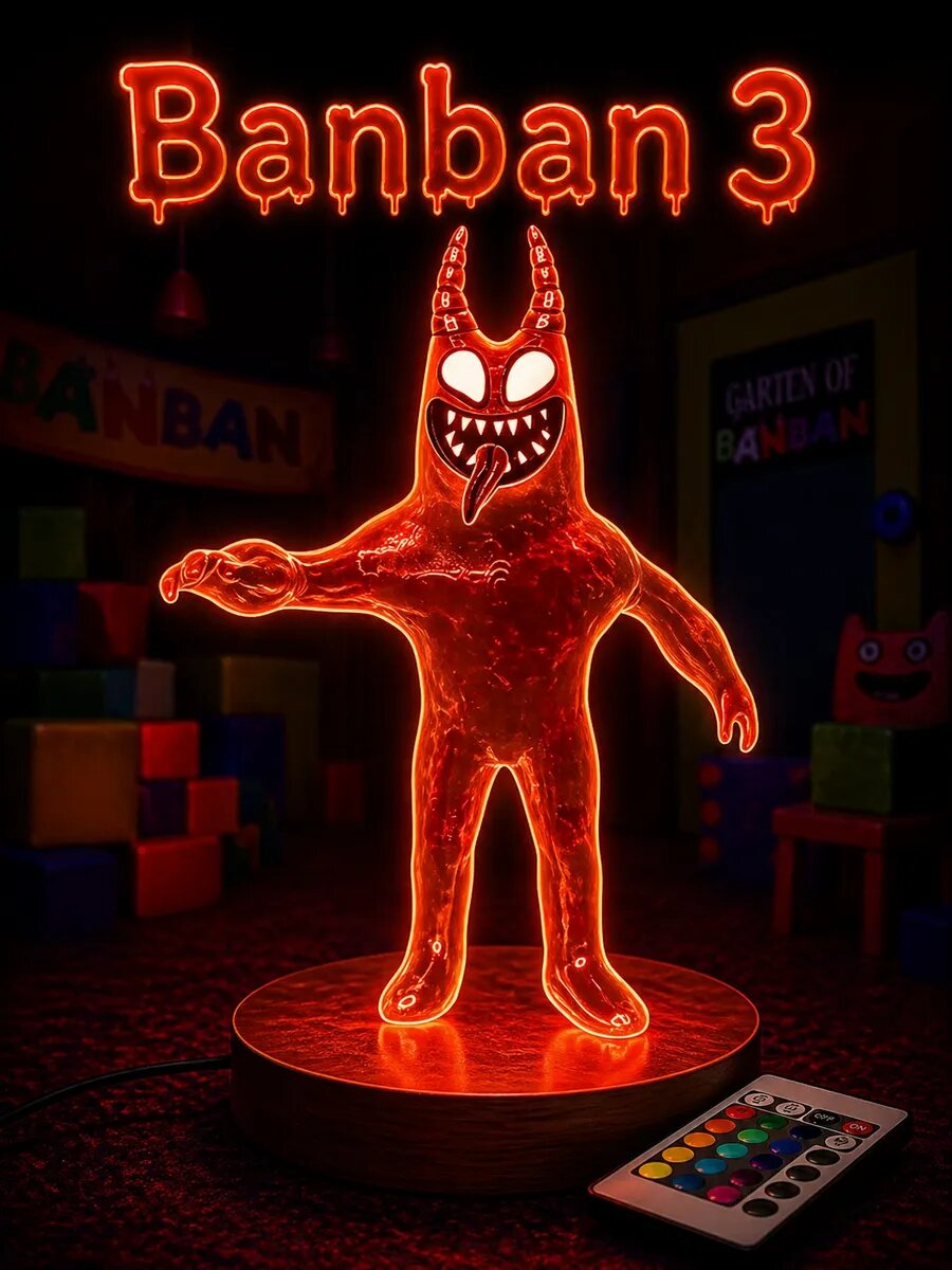 Красный монстр Банбана сад Гартен оф Banban 3/Банбан фигурка
