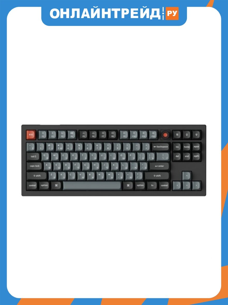 Клавиатура классическая TKL Keychron (80%) механическая V3 8K - проводная, 87 клавиш (V3W-D3-RU)