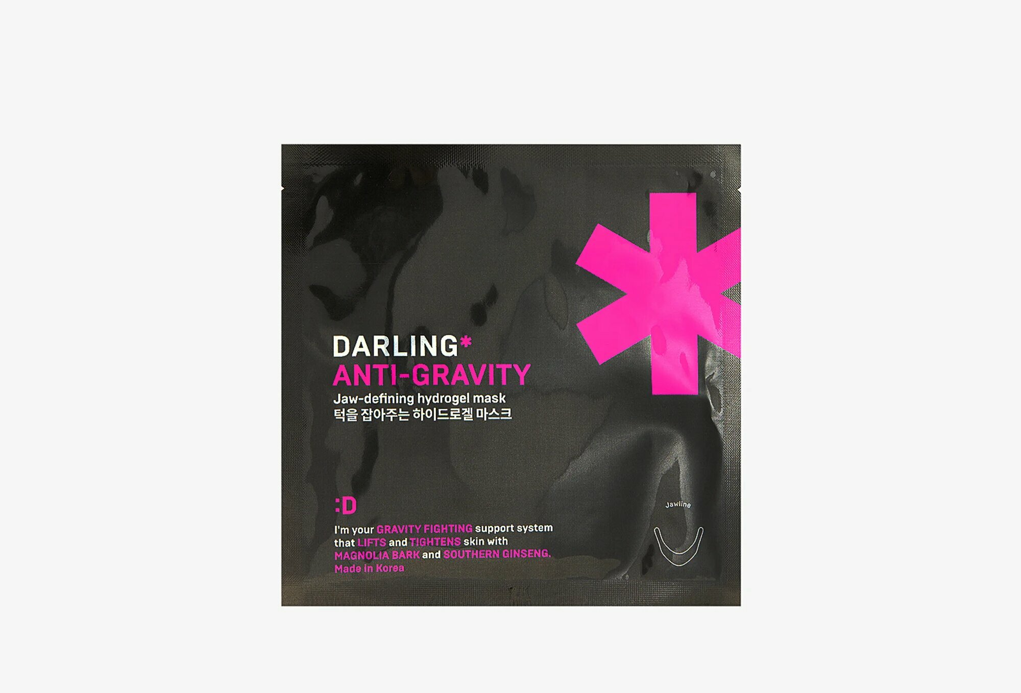 Гидрогелевая лифтинг-маска DARLING Anti-Gravity, для шеи и декольте, повышение упругости