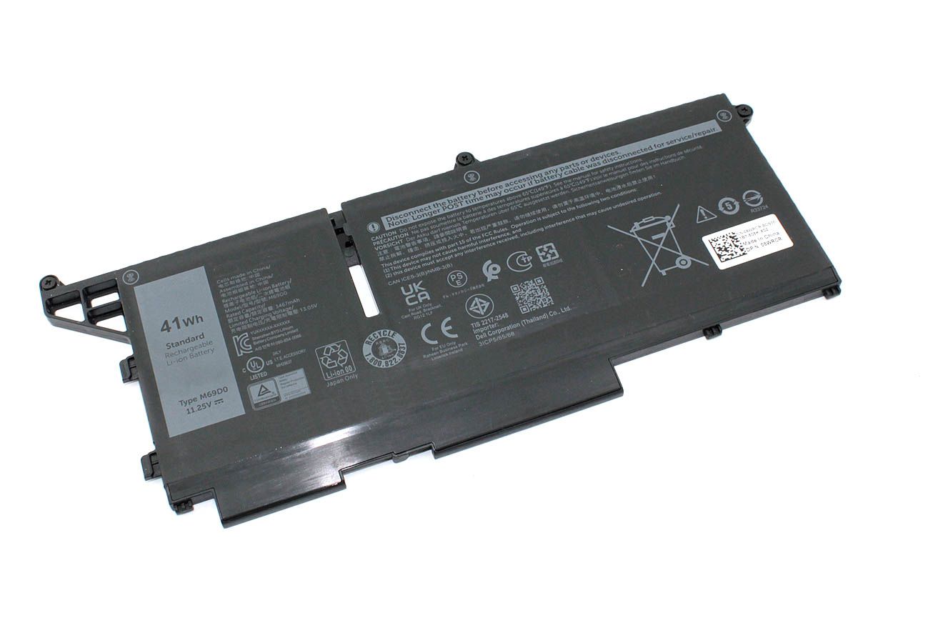 Аккумуляторная батарея для ноутбука Dell 8WRCR, M69D0 11.25V 3467mAh