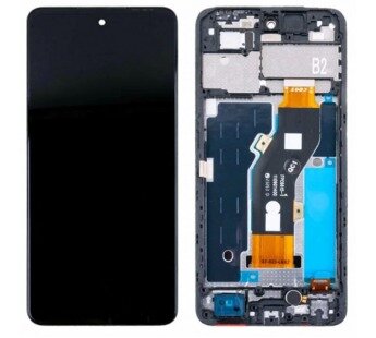 Дисплей для Tecno Spark Go 2024 (BG6) в рамке Черный - OR + набор инструментов и клей