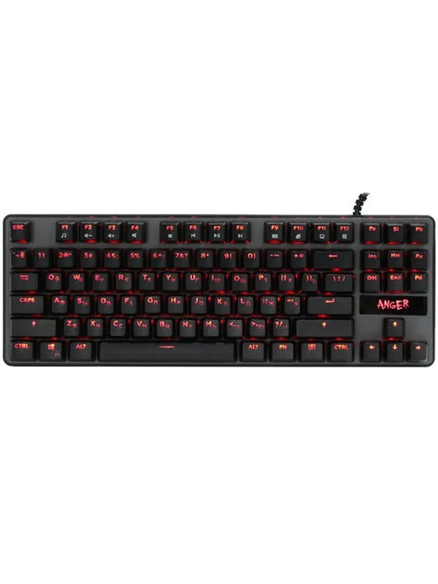 Клавиатура проводная DEXP Anger TKL 87 клавиш