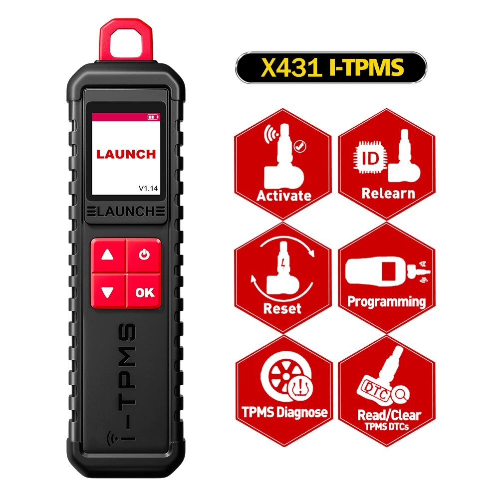 LAUNCH X431 I-TPMS автомобильный датчик активатора шин, программирование обучения, TYPE 1