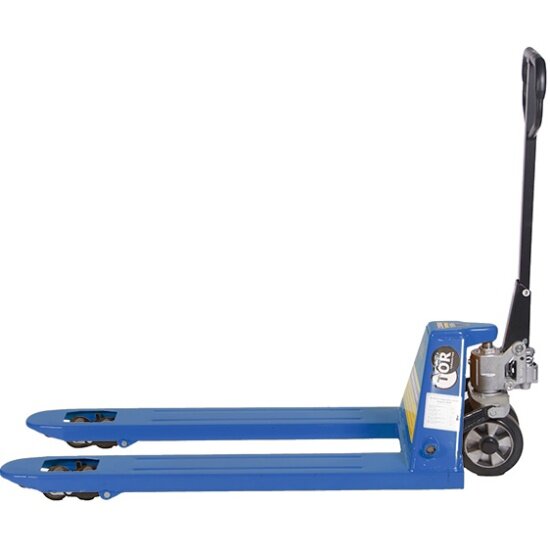 Тележка гидравлическая Tor 2500 кг 1150 мм резиновые колеса RHP(BF) PRO