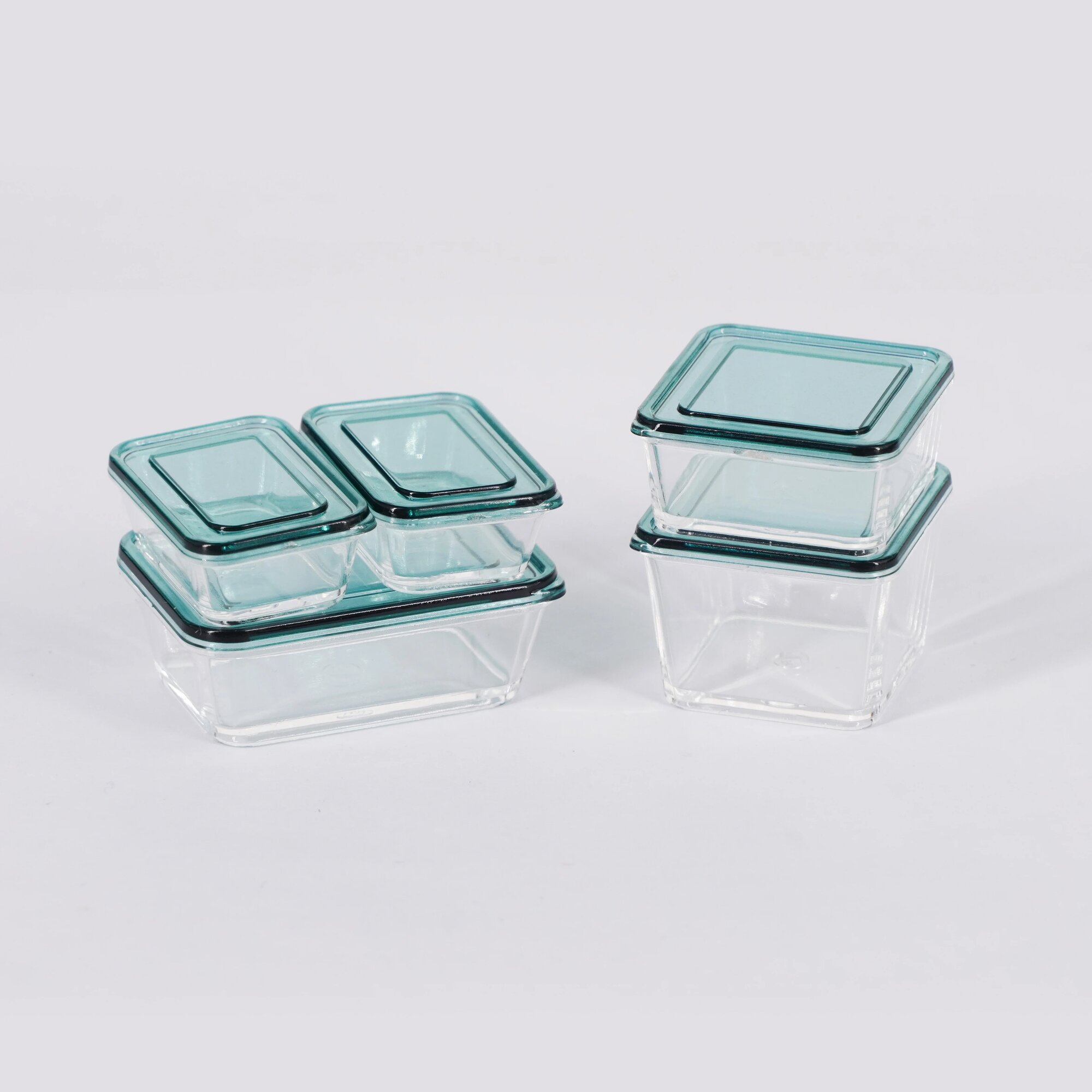 Набор контейнеров для еды 5 шт, цвет: Large five-piece set