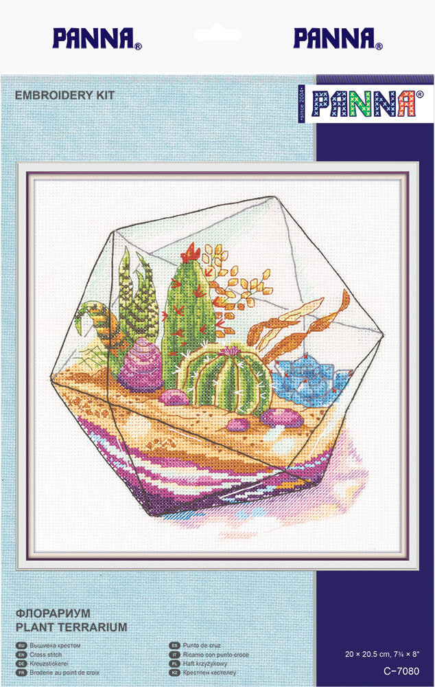 Набор для вышивания крестиком PANNA Флорариум (C-7080)