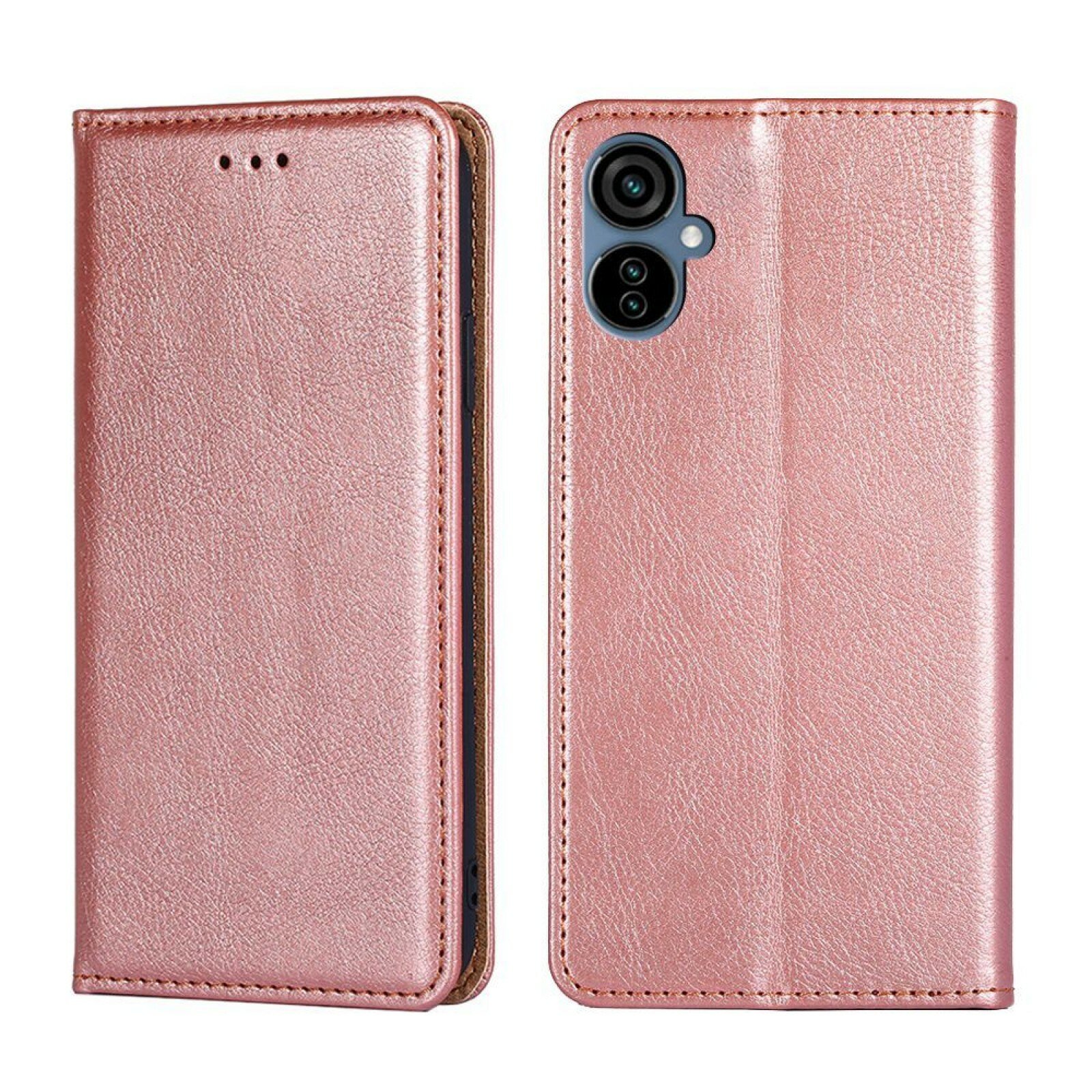 Чехол-книжка MyPads для Tecno Camon 19 Neo с магнитным замком розовый