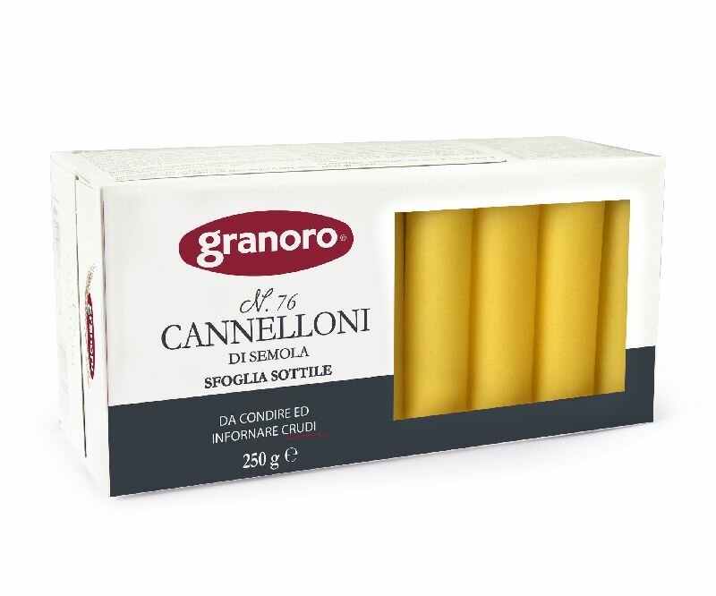 Макароны GRANORO Gli Speciali Cannelloni №76 "Каннеллони" из твердых сортов пшеницы 250г